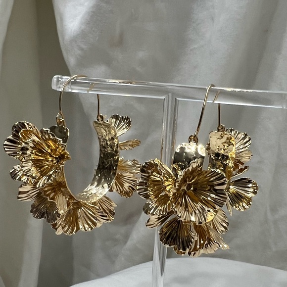 Fashion Jewelry | Jewelry | Fashion Jewelry Ladys 8k Gold Plated Hoops ...